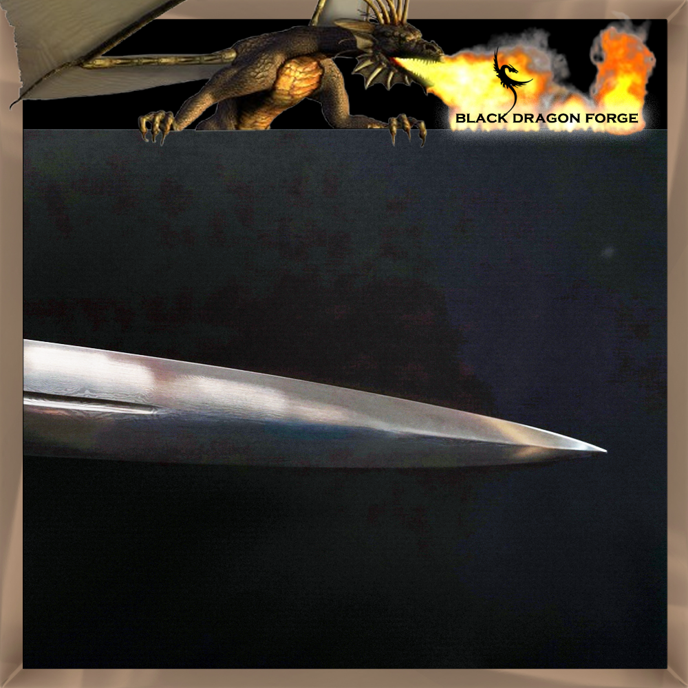 SBG Black Dragon Forge LoTR Glamdring, natural Elf-wood style