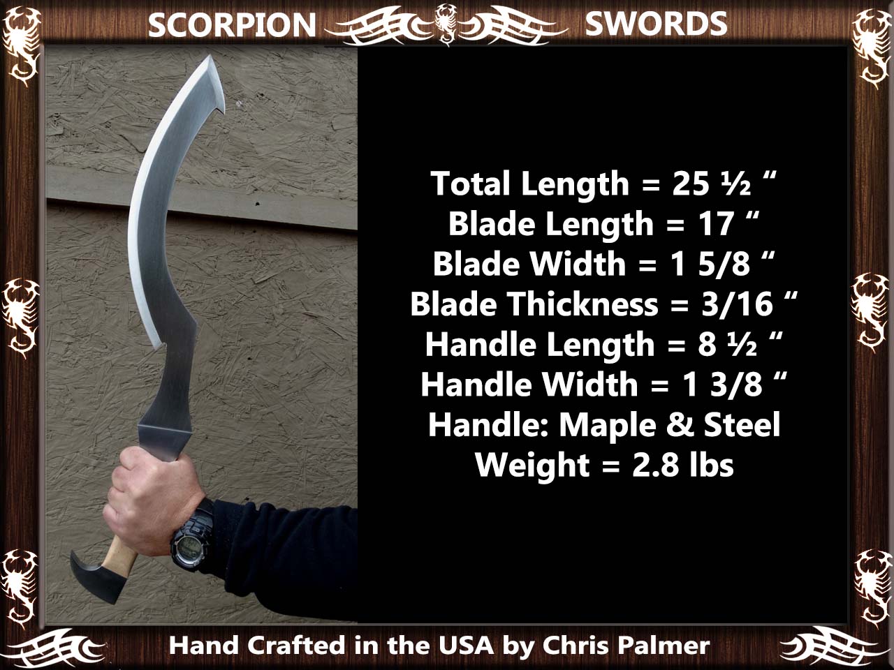 Scorpion Swords Khopesh Sword of the Nile