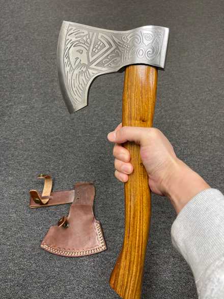 Bearded Viking Skeggøx Hand Axe