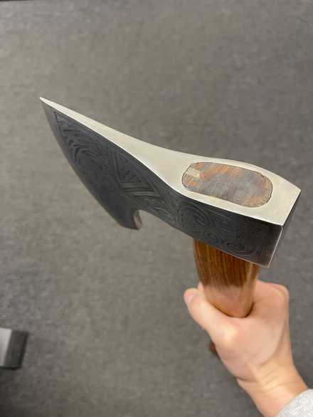 Bearded Viking Skeggøx Hand Axe