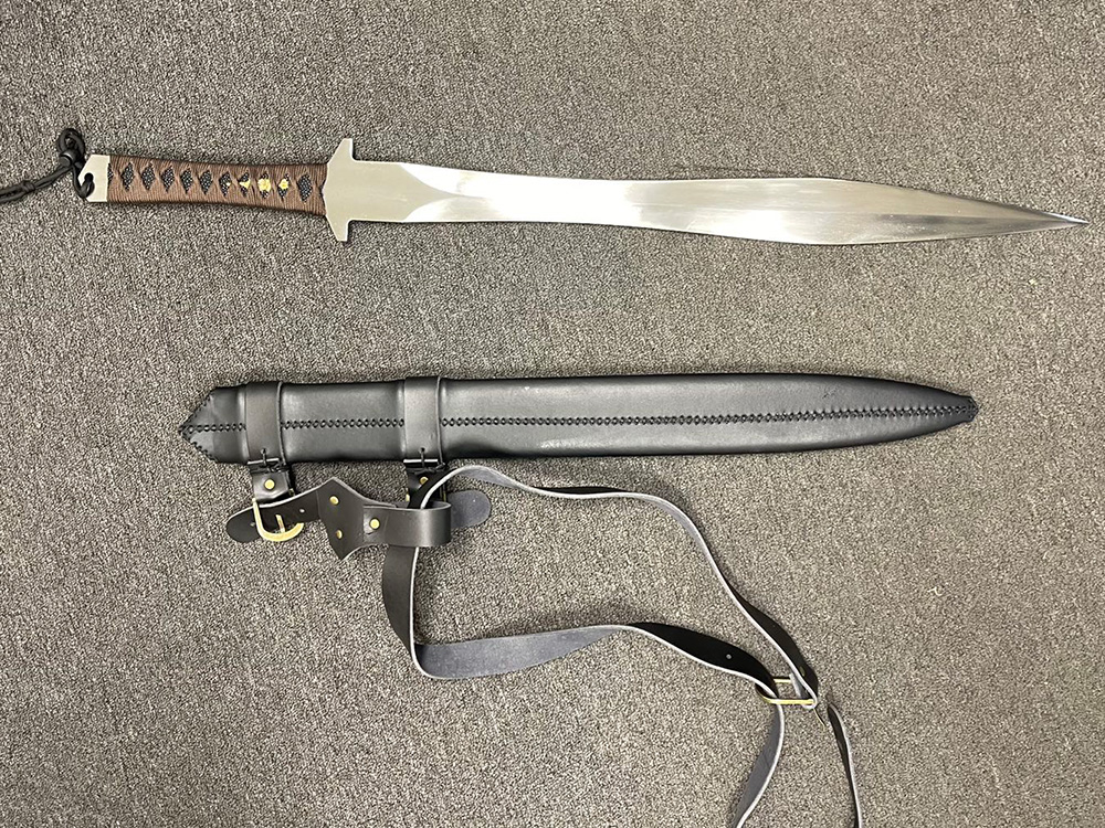 Ryujin 1060 Carbon Steel Tactical Wasp Waisted Gladius