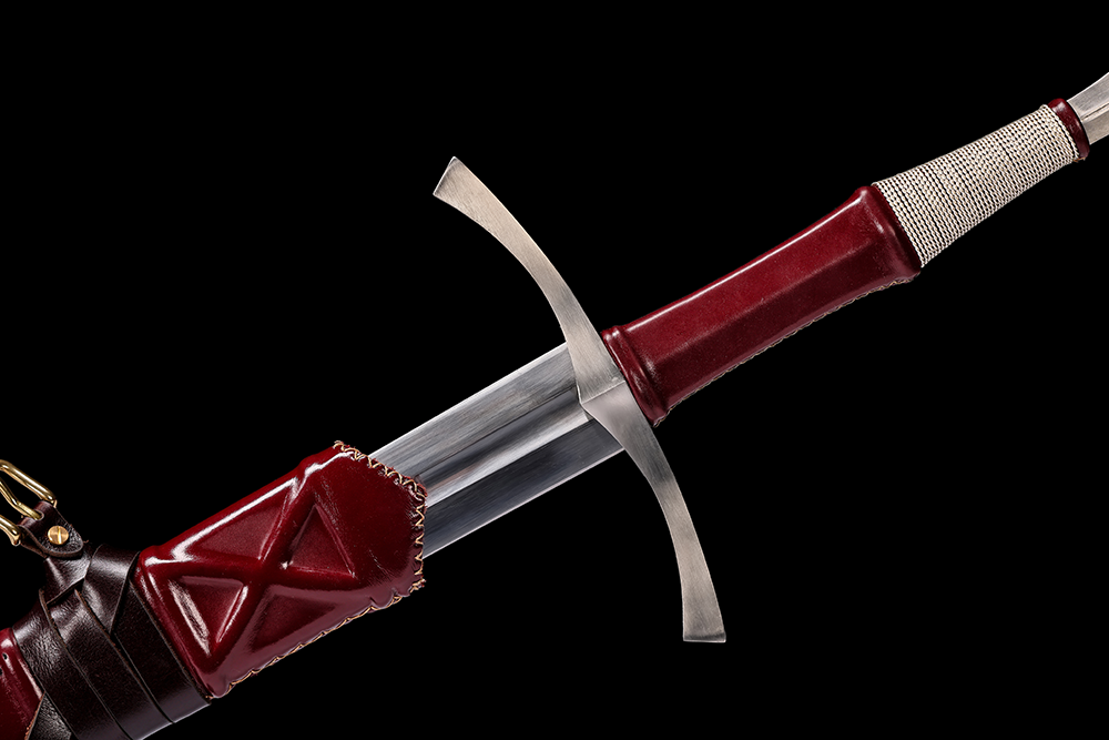 Swordier XIVa Type Medieval Longsword with Genuine Leather Scabbard
