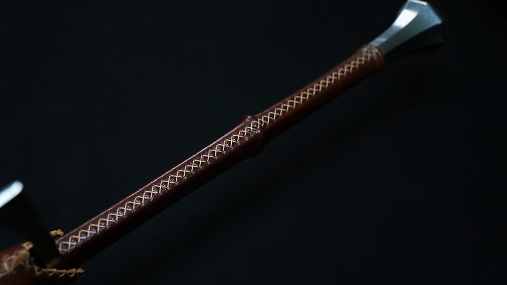 Swordier Type XVIa Longsword with Genuine Rich Brown Leather Scabbardword