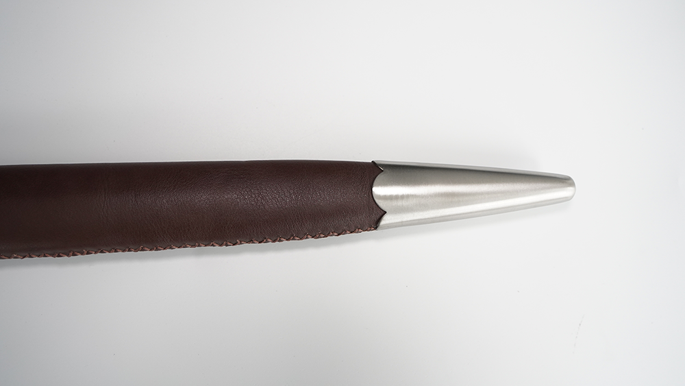 Swordier Damascus Longsword with Oxblood Red Handle and Genuine Leather ...