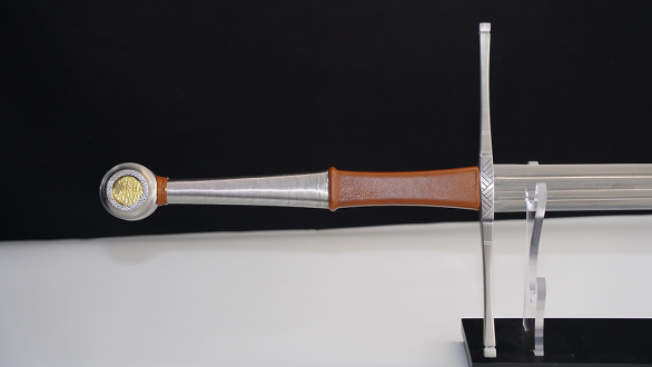 Swordier Fantasy Longsword with Genuine Leather Scabbard