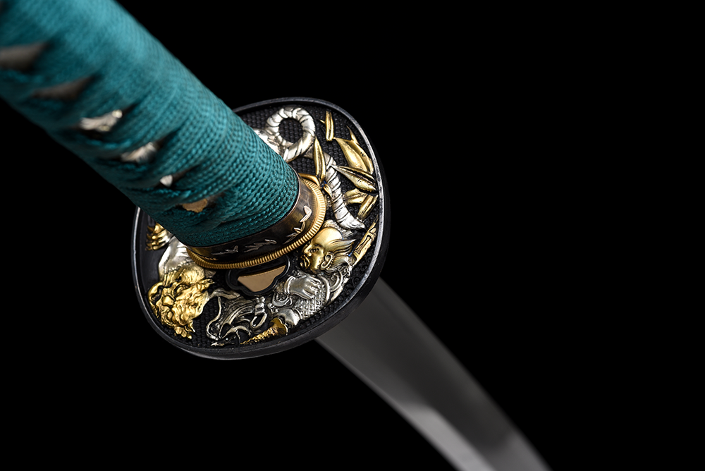 Swordier Tameshigiri Pro, "Toragiri" Katana with real suguha hamon