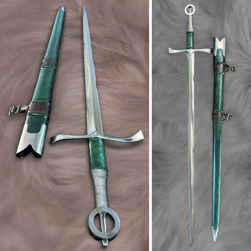 Kingdom of Arms Green Irish Hand and a Half Sword
