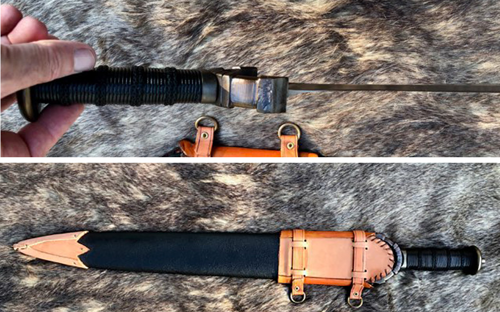 Kingdom of Arms Celtic Leaf Blade War Sword