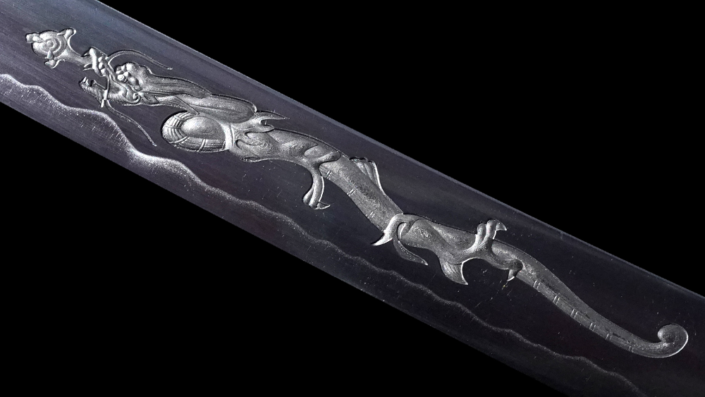 65 MN Spring Steel "Horimono Collection" Sword 2