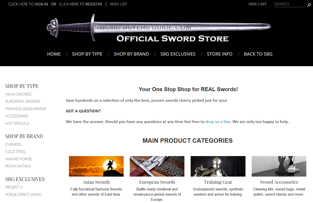 March 2016 – SBG Sword Store Blog