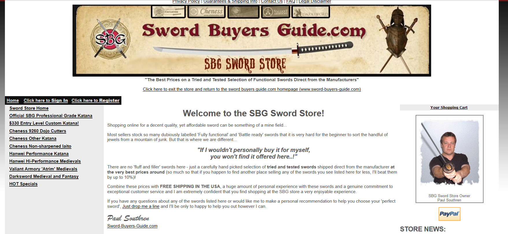 New Look Store – Final Modification..! – SBG Sword Store Blog