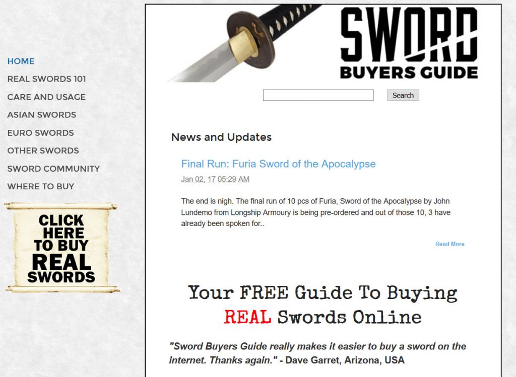 Sneak Previews of Was and What is Next.. – SBG Sword Store Blog