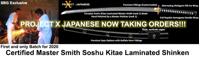 Project X NOW Taking Orders! – SBG Sword Store Blog