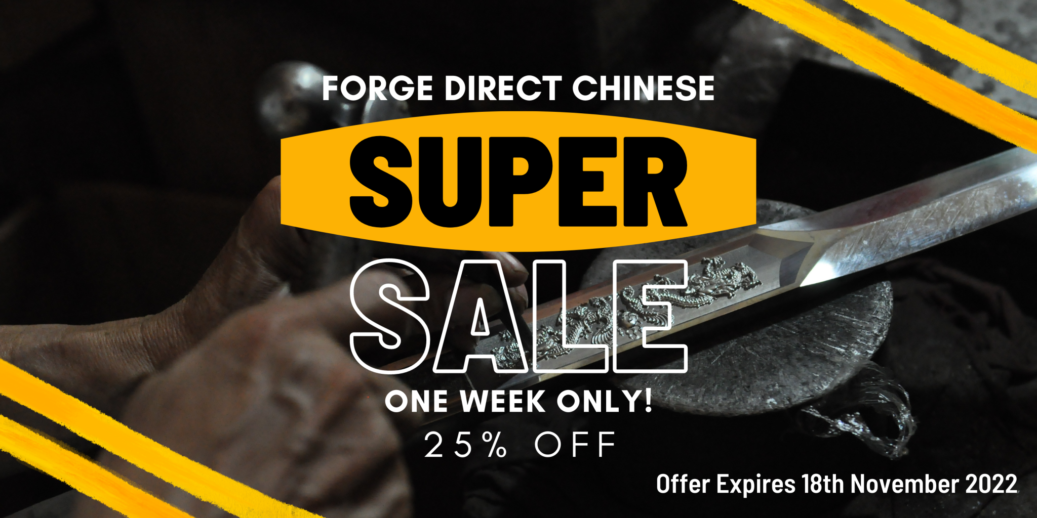 Yellow-and-Black-Super-Weekend-Sale-Banner- – SBG Sword Store Blog