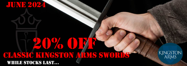 20% off Kingston Arms Classic Sword Designs – SBG Sword Store Blog