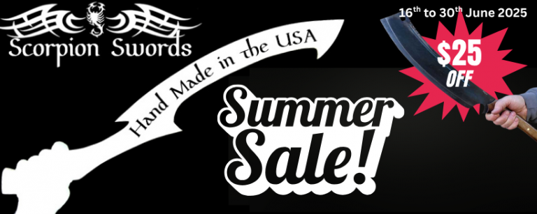Slice Into Summer—$25 Off All Scorpion Swords! – SBG Sword Store Blog